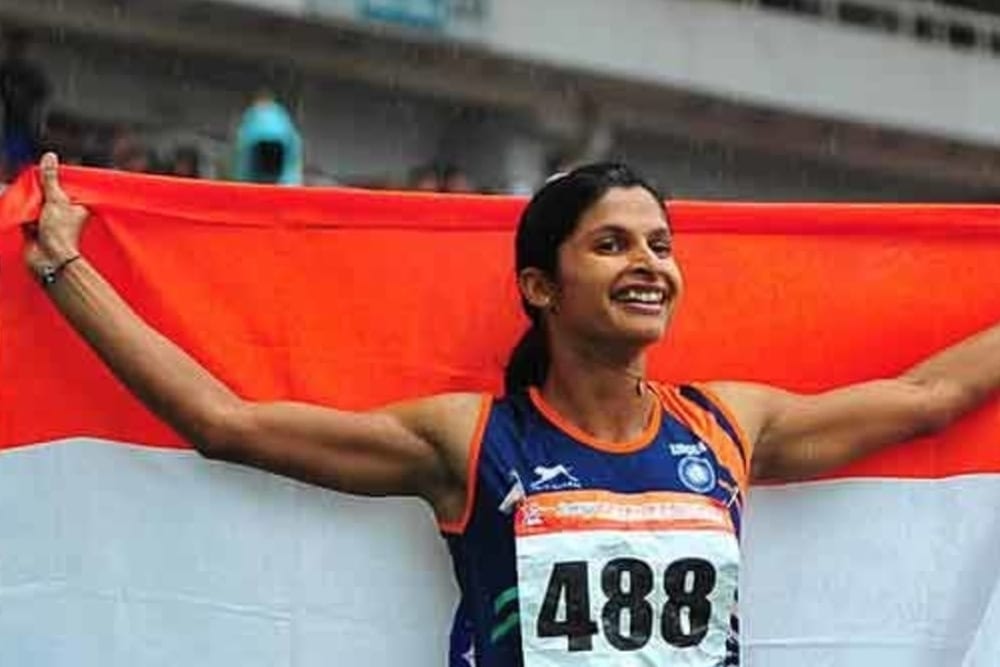 Indian Athletes Running