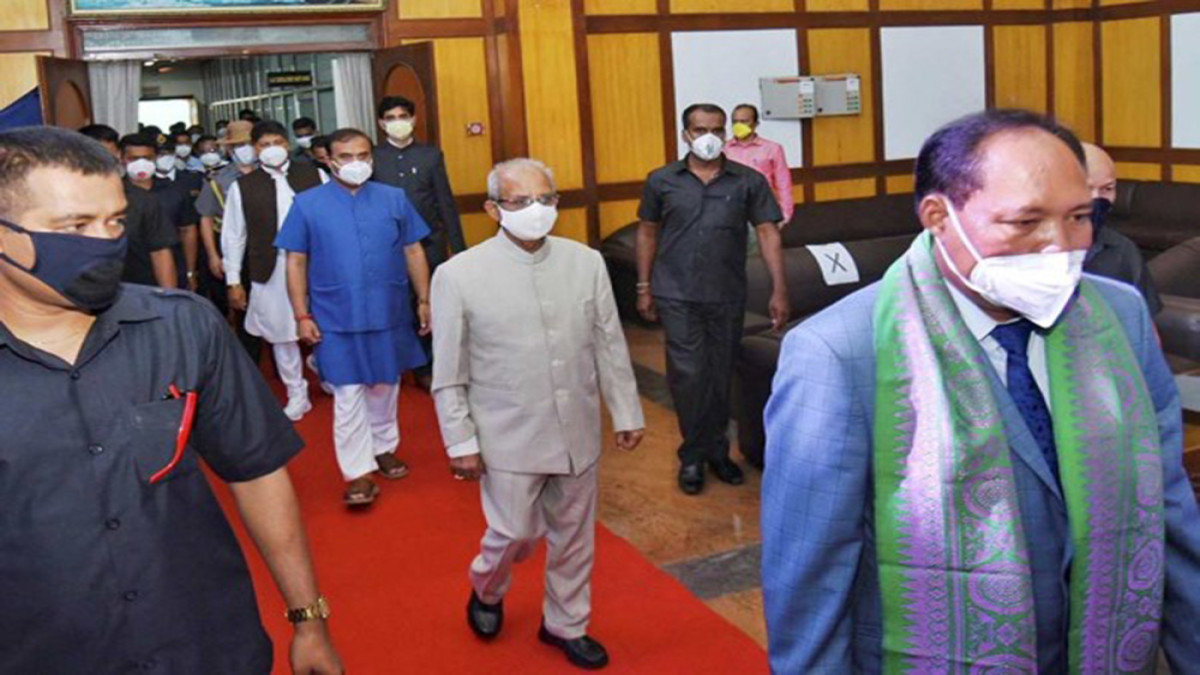 Raj Bhavan Bids Farewell To Assam Guv Jagdish Mukhi