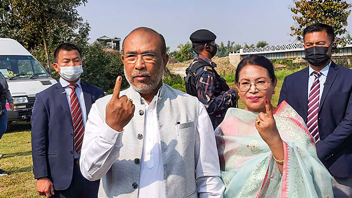 Manipur Governor, CM Among Early Voters