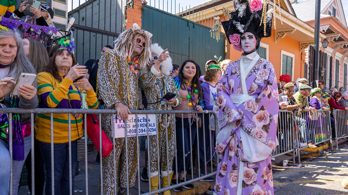 Mardi Gras Carnival Spirit Takes Over New Orleans
