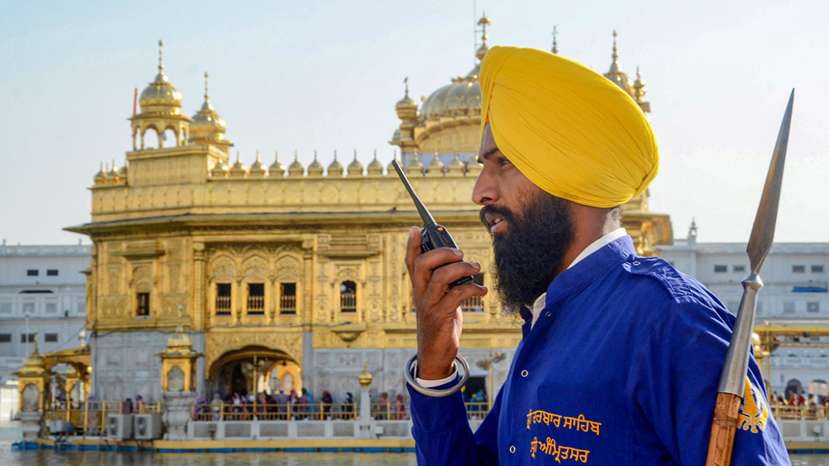 Punjab: Portrait Of Sikh Militant Balwinder Singh Jatana Installed In ...