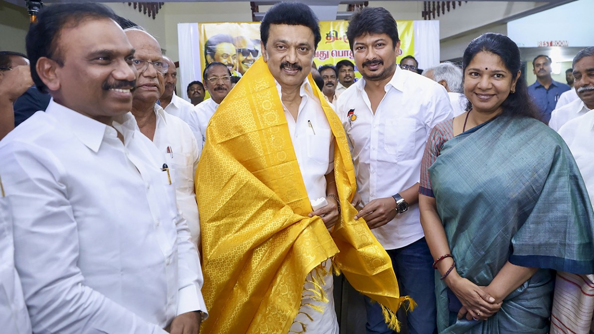 Tamil Nadu CM MK Stalin's Son Becomes Minister In Father's Government