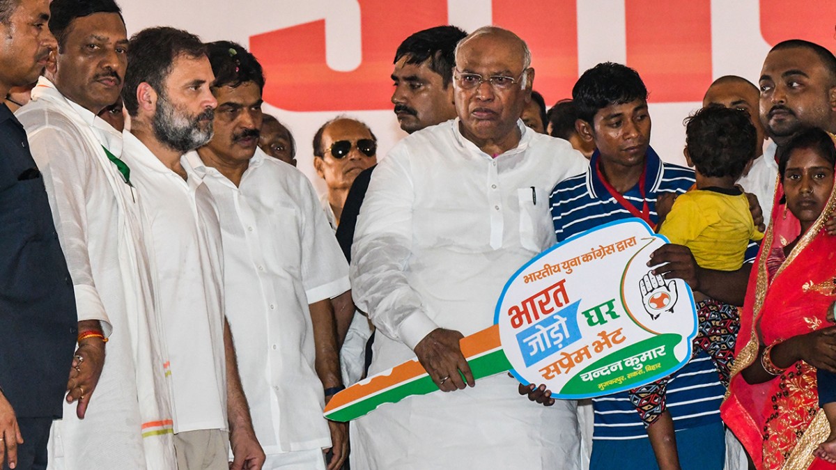 35 BRS Leaders Join Congress In Presence Of Kharge, Rahul