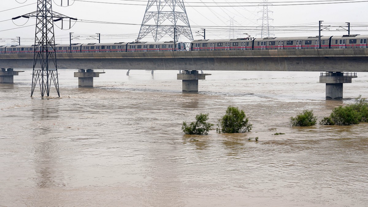 Yamuna Bank Metro Station Opened For Public As Water Recedes