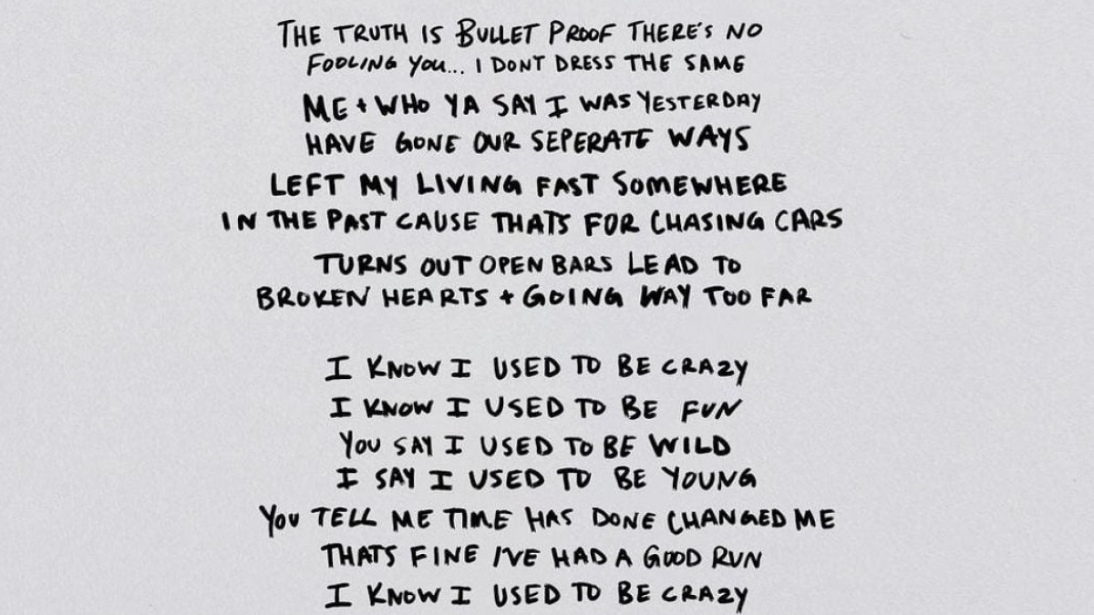 Miley Cyrus Song Lyrics