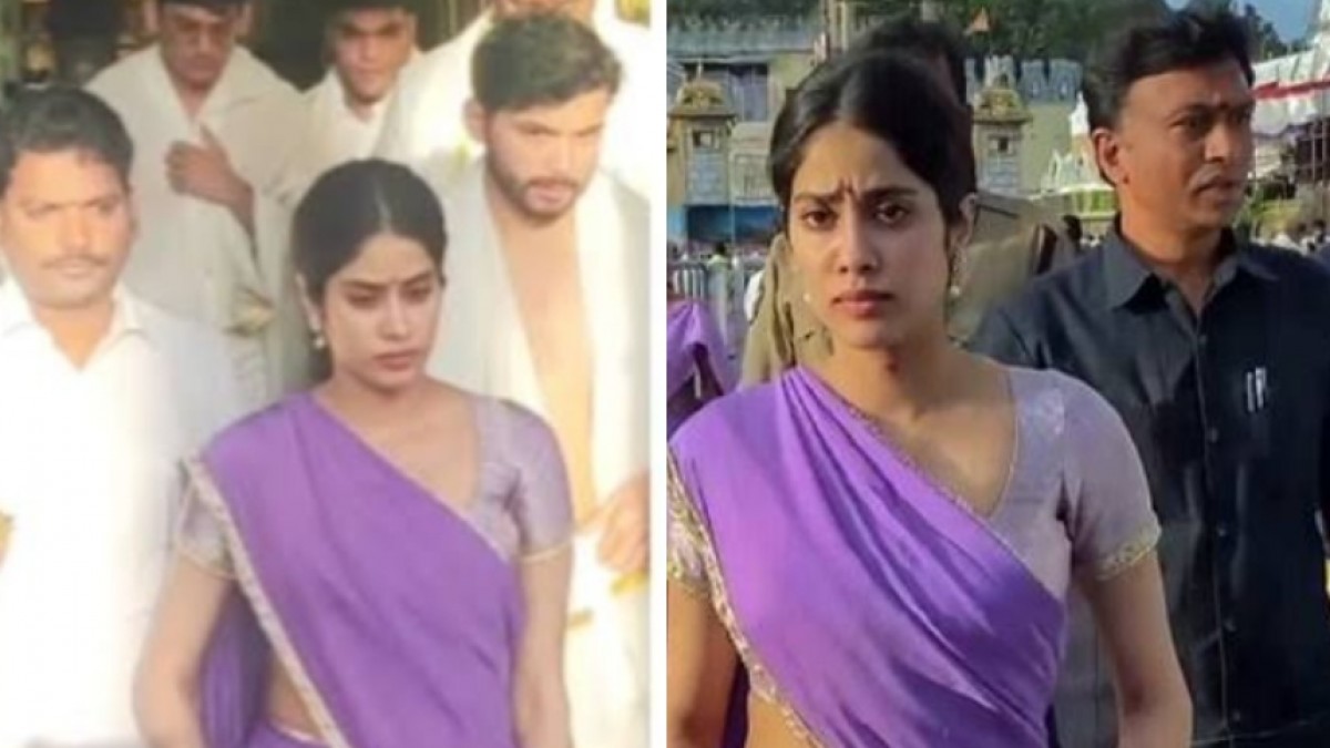 Video: Janhvi Kapoor Visits Tirumala Temple In Tirupati With Rumoured Boyfriend Shikhar Pahariya